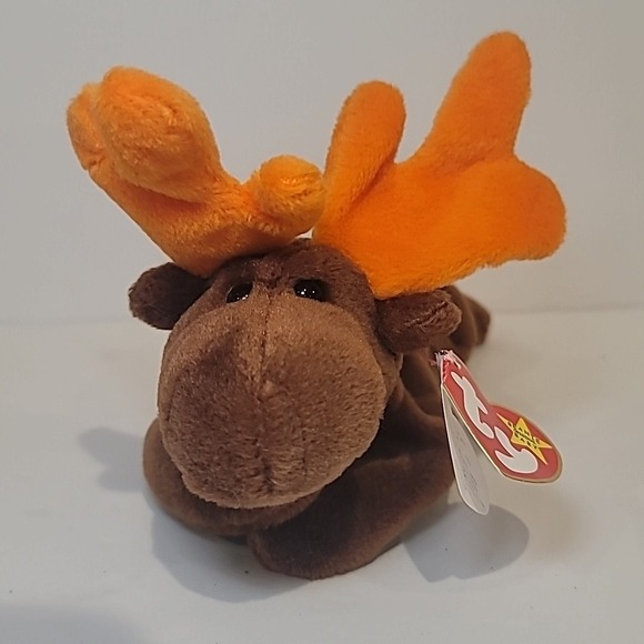 Ty | Small Pets | Ty Beanie Original Baby Chocolate The Moose With Tags ...